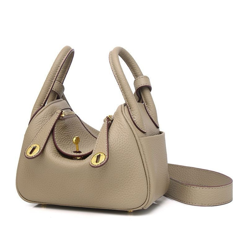 Jual Mini Lindy Cream Taurillon Clemence Leather GHW, VVIP Quality ...