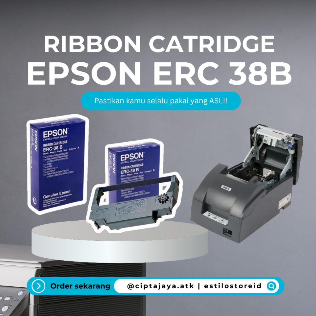 Jual PITA PRINTER EPSON ERC-38 ORIGINAL | Shopee Indonesia