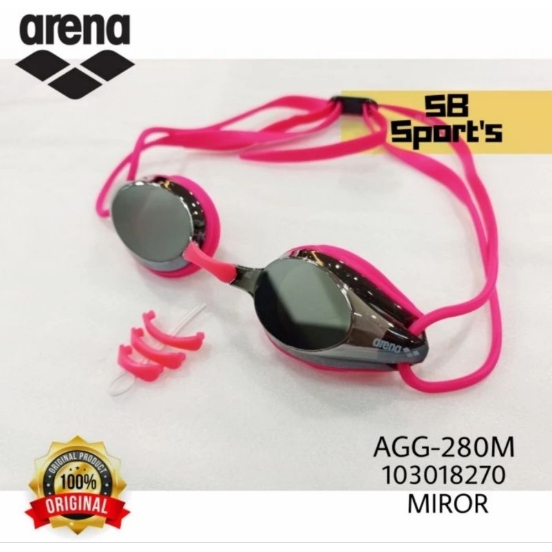 Jual Kacamata Renang Arena Agg-280M Miror | Shopee Indonesia
