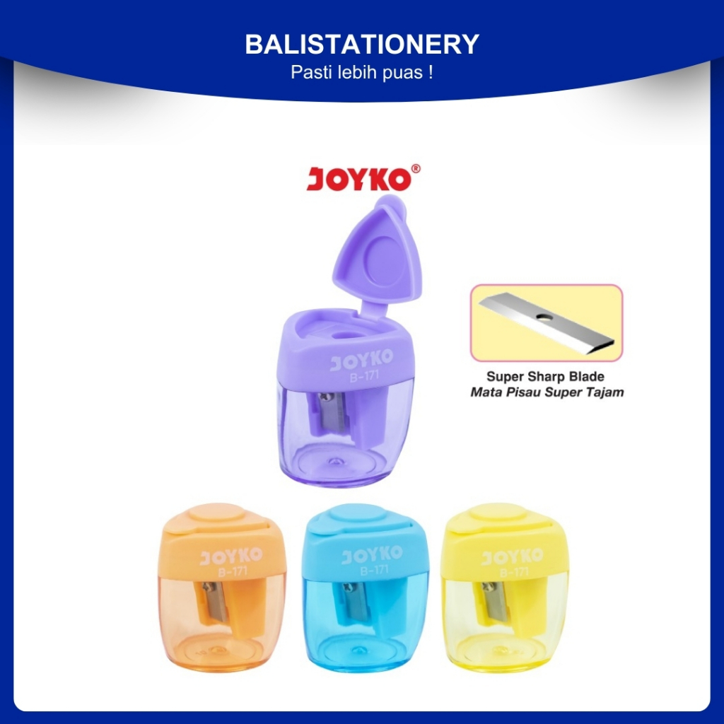 Jual Rautan Serutan Pengraut Sharpener Joyko B-171 | Shopee Indonesia