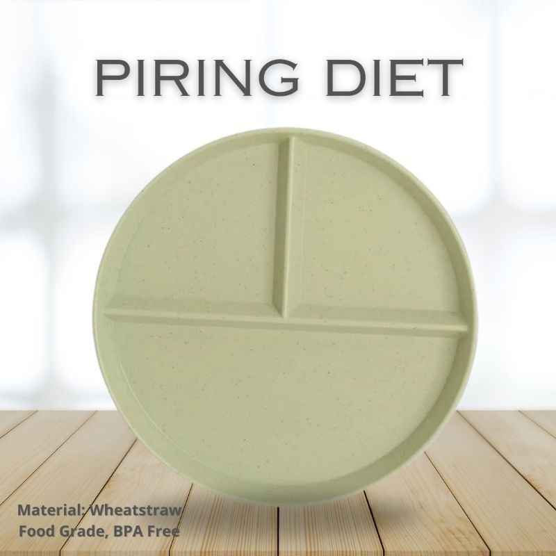 Jual Piring Diet Sekat Premium Murah Aesthetic | Shopee Indonesia