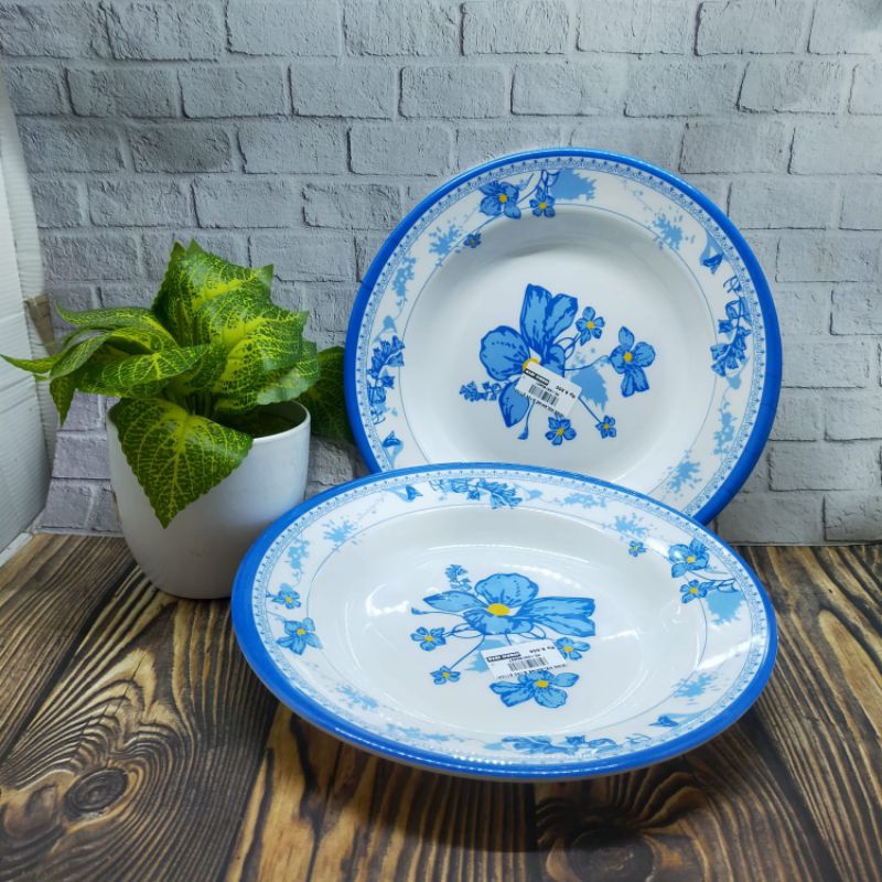 Jual PIRING LONTONG MELAMIN PL-519 / PIRING MOTIF ROSE / PIRING CEPER ...