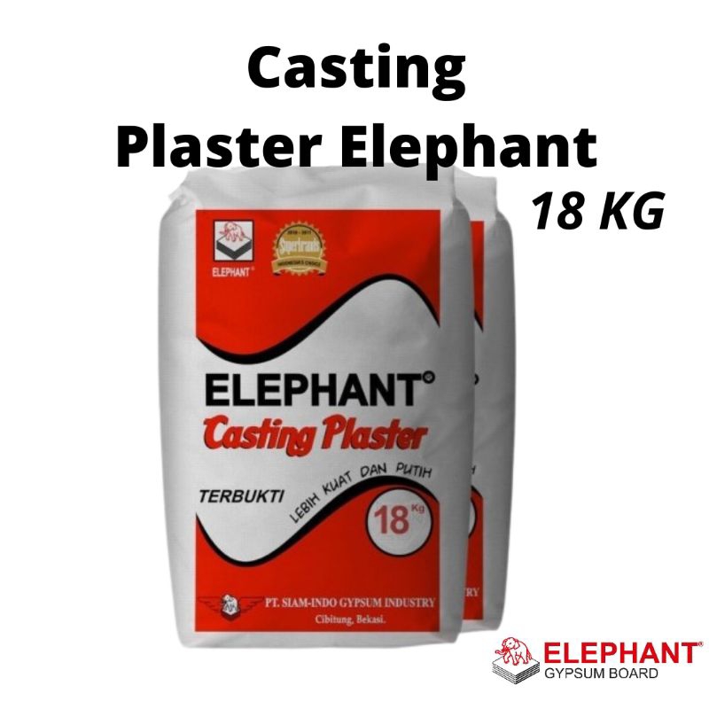Jual CASTING ELEPHANT® GYPSUM PLASTER | Shopee Indonesia