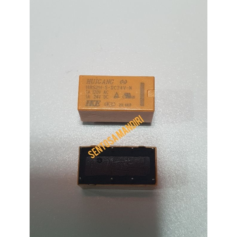 Jual RELAY RILEY HKE orange 8P 24V 1A 8 pin 24 volt 1 ampere HRS2H-S ...