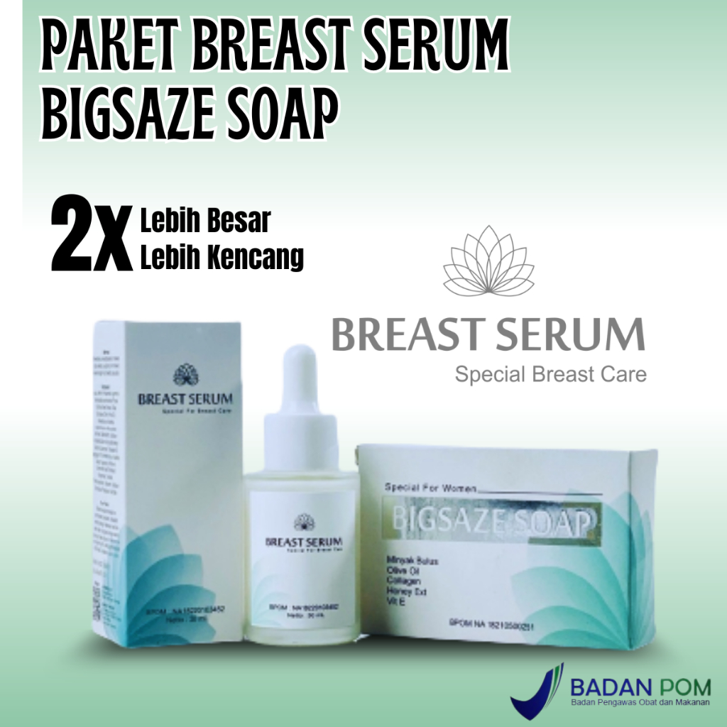 Jual Instacare Bigsaze Soap Breast Serum Pembesar Pengencang Payudara