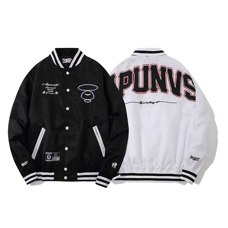 Jual Aape Apunvs Jacket Zipper Bomber Jaket Parasut Bape Unisex ...
