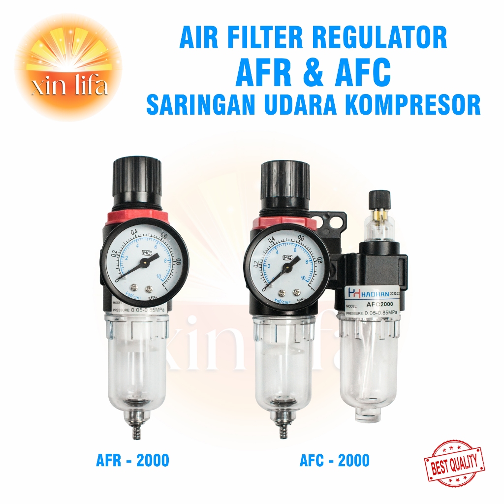 Jual Air Filter Regulator atau Saringan Kompresor AFR2000 AFC2000 | Shopee Indonesia