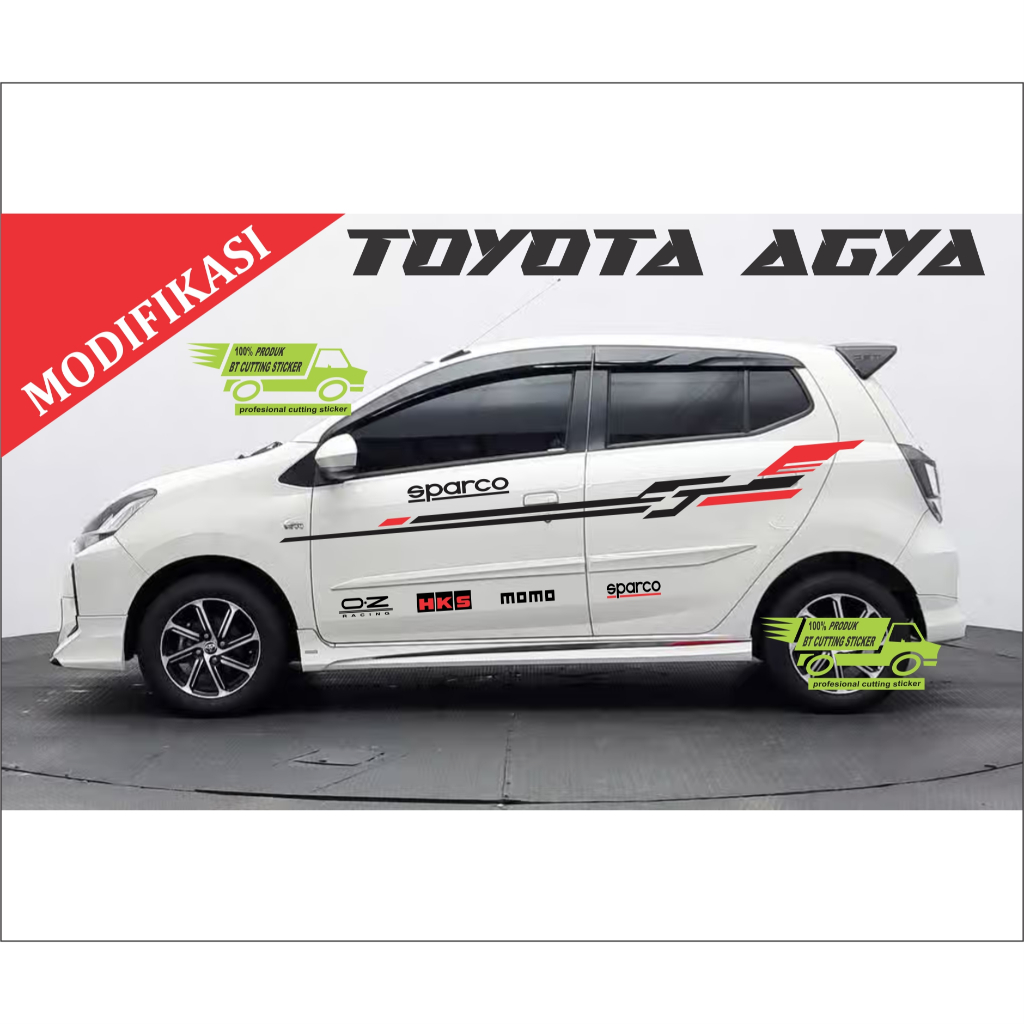 Jual AG34 sticker agya stiker mobil stiker mobil sticker mobil agya ...