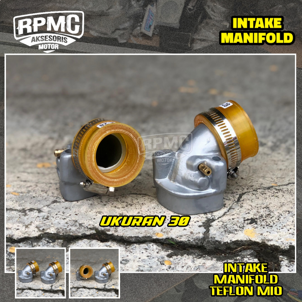 Jual MANIFOLD INTAKE MIO STANDAR KARBU PE PWK PWL 24 26 28 30 32 34 38 40 TEFLON TEVLON KUAT ...