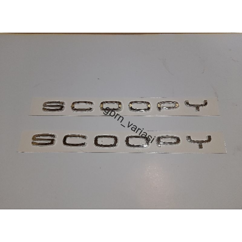 Jual Logo Emblem Scoopy 3D k2f 2021 2022 2023 / emblem honda scoopy ...