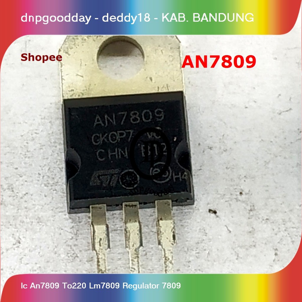 Jual ic an7809 to220 lm7809 regulator 7809 | Shopee Indonesia