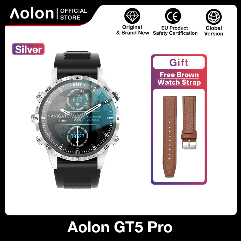 Jual Aolon GT5 Pro Smart Watch Jam Running Pria Pace Compass 1.6 inch ...
