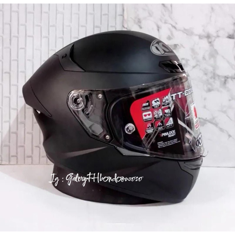 Jual KYT TT COURSE SOLID ORIGINAL | Shopee Indonesia