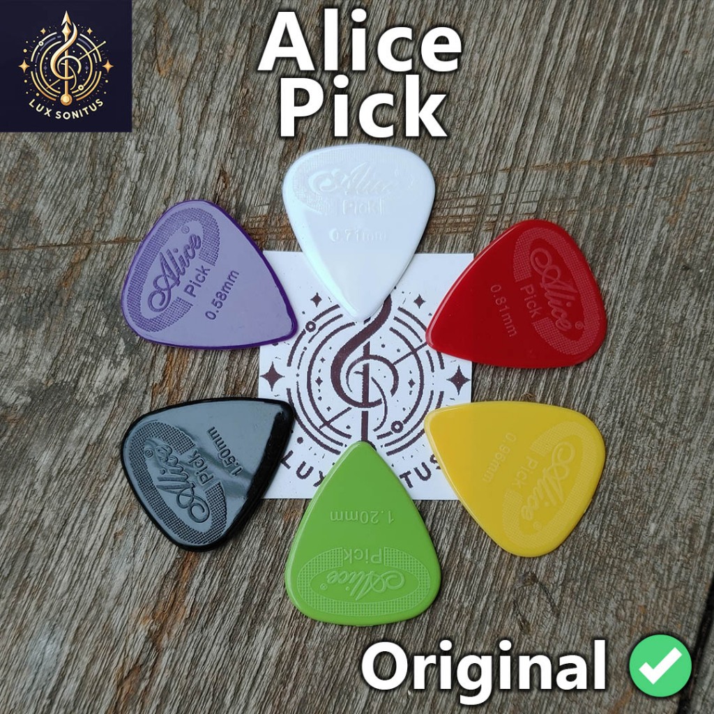Jual Pick Gitar Alice Original Satuan 0.58 0.71 0.81 0.96 1.20 1.50 ...