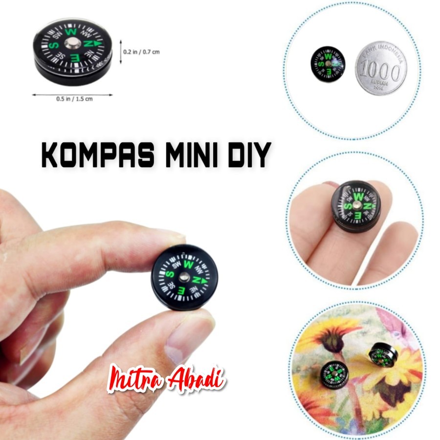 Jual Kompas Mini DIY / Kompas Kancing Serbaguna | Shopee Indonesia