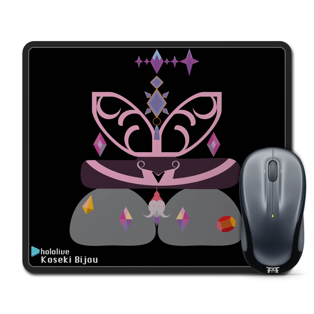 Jual Mouse pad gaming anime vtuber KOSEKI BIJOU Typography Hololive EN ...