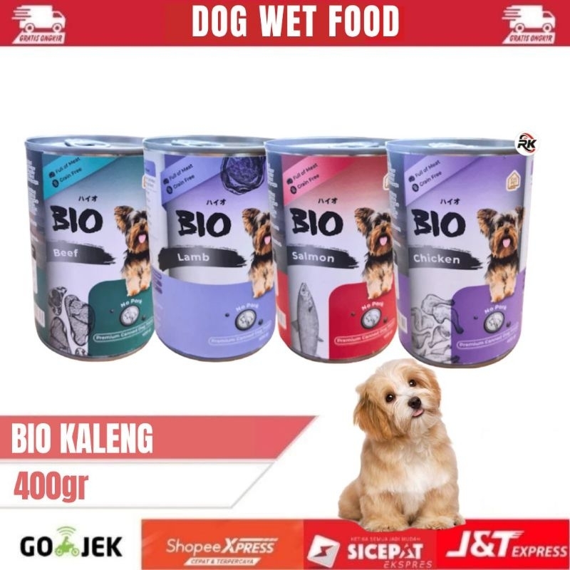 Jual BIO DOG WET FOOD KALENG 400GR MAKANAN | Shopee Indonesia