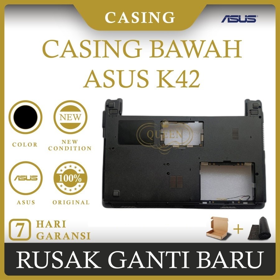 Jual CASING BAWAH LAPTOP ASUS K42 (Set Speaker) ORIGINAL | Shopee Indonesia