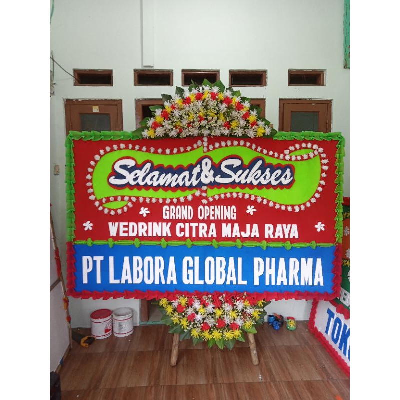 Jual karangan bunga papan grand Opening | Shopee Indonesia
