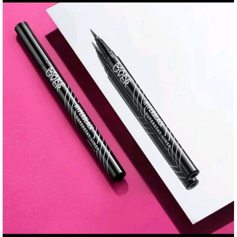 Jual MAKEOVER HYPER BLACK SUPER STAY LINER | Shopee Indonesia