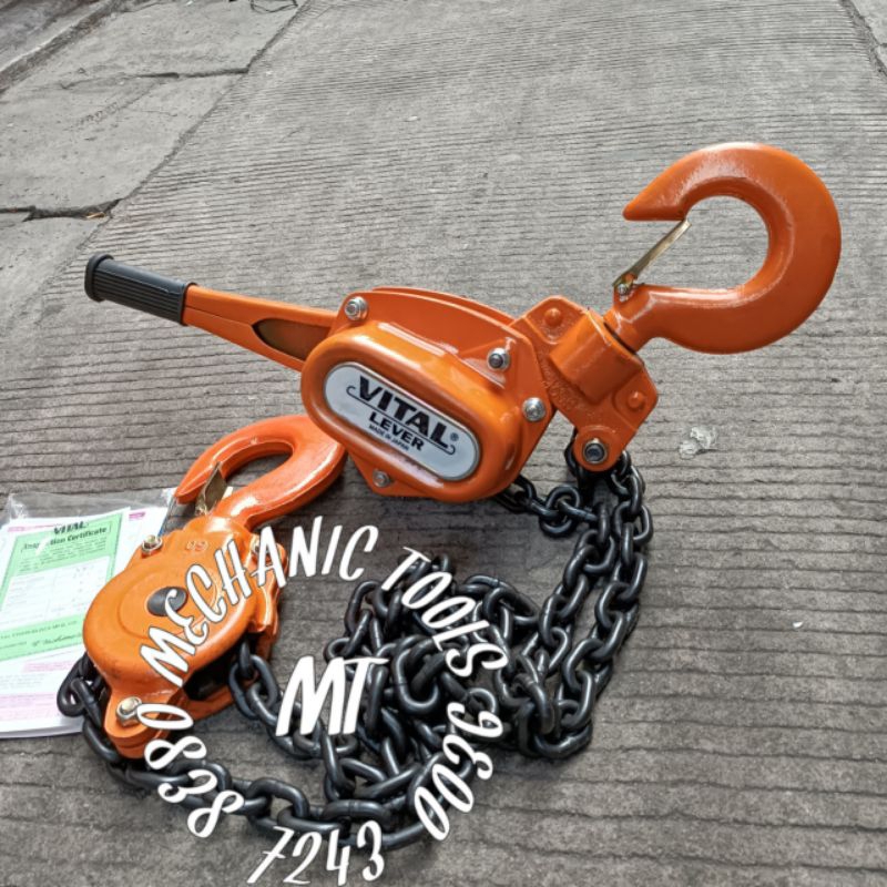 Jual Lever block lever hoist 6 ton 1.5 meter vital lever hoist vital 6 ...