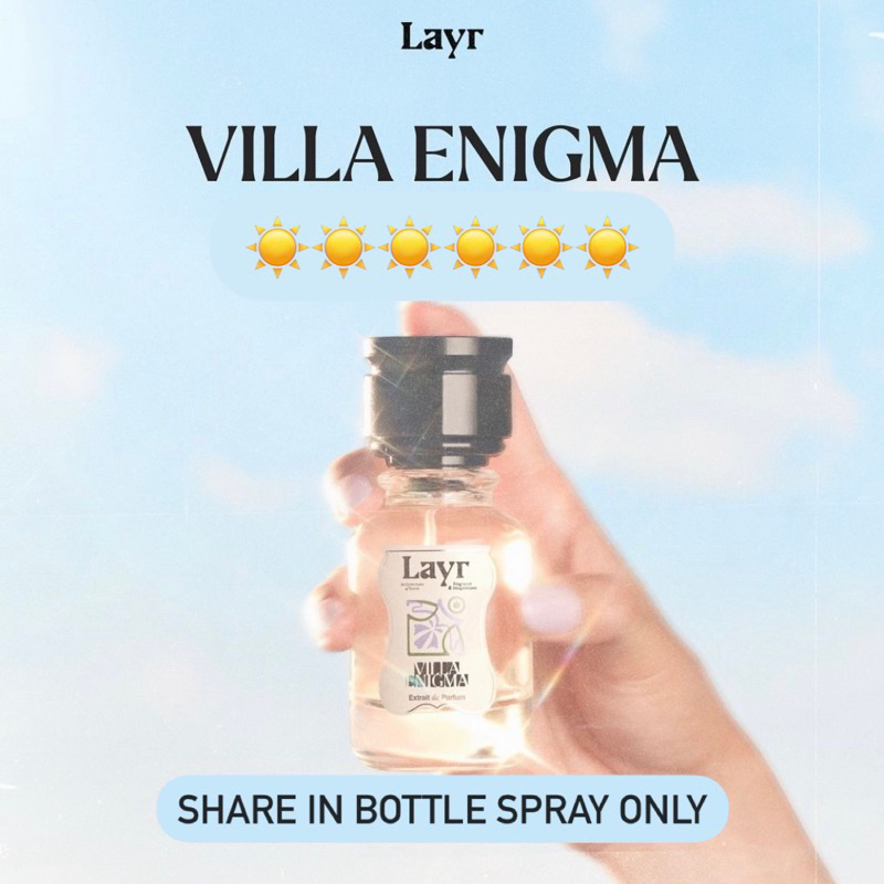Jual Layr Fragrance Extrait De Parfum Villa Enigma NEW LAUNCHING 2023 ...