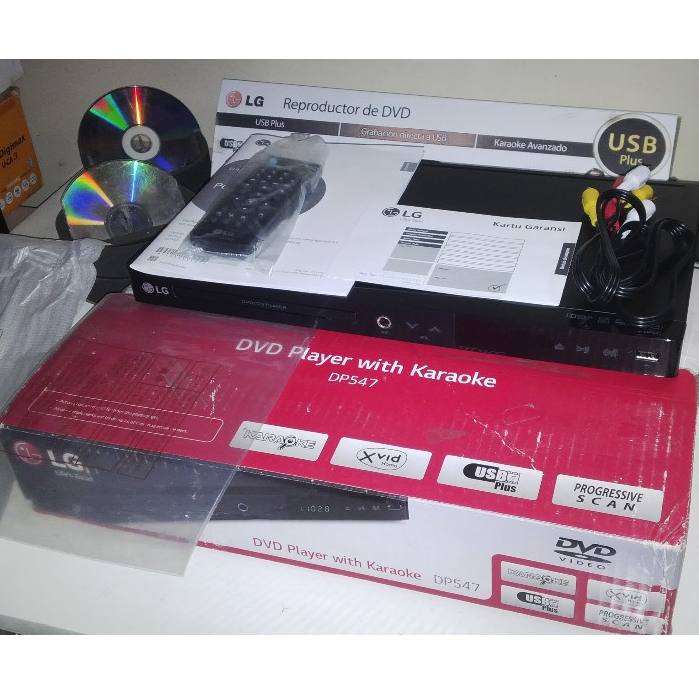 Jual NEW STOCK DVD PLAYER LG KARAOKE SINGLE PORT MIC DENGAN FITUR NAIK ...