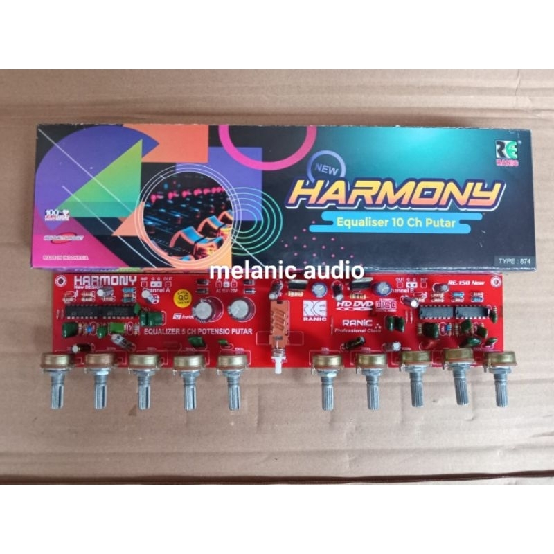 Jual kit equalizer 10 stereo 2x15 Chanel stereo putar new harmoni ...