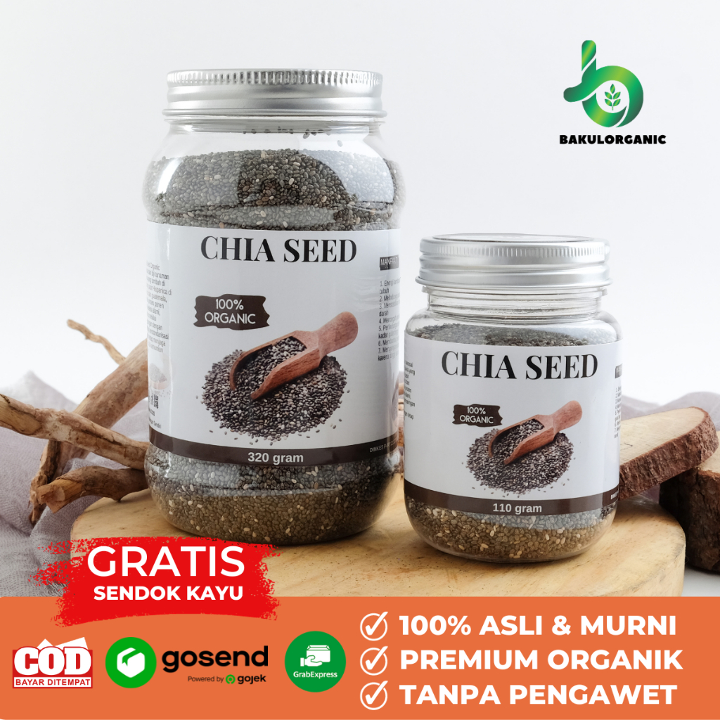 Jual Bakulorganic Chia Seeds Untuk Diet Cia Seed Organic | Shopee Indonesia