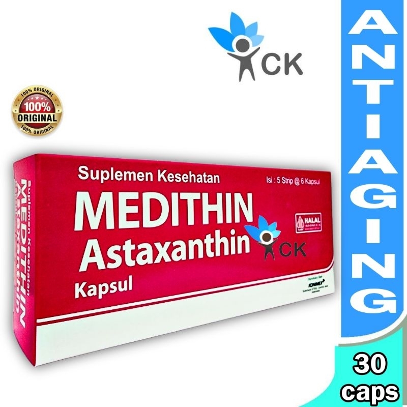 Jual MEDITHIN BOX ISI 30 astaxanthin antioksidan untuk mencegah kanker ...
