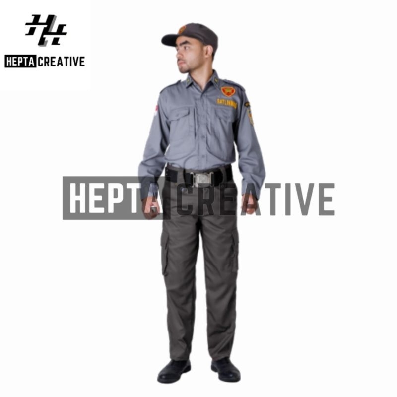 Jual HEPTA CREATIVE SERAGAM SATLINMAS BORDIR TIMBUL LENGAN PANJANG ...