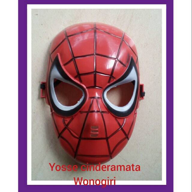 Jual TOPENG Pesta Topeng ANAK Topeng KARAKTER SPIDERMAN | Shopee Indonesia
