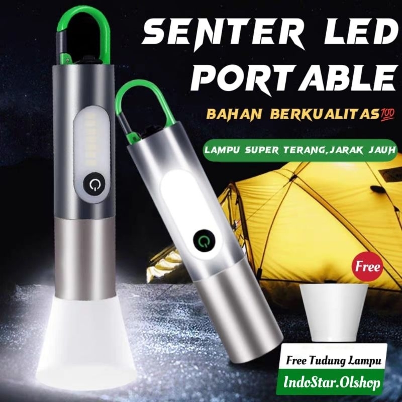 Jual SENTER SWAT MINI LED ZOOM SUPER TERANG SENTER SWAT POLICE LIGHT⭐ ...