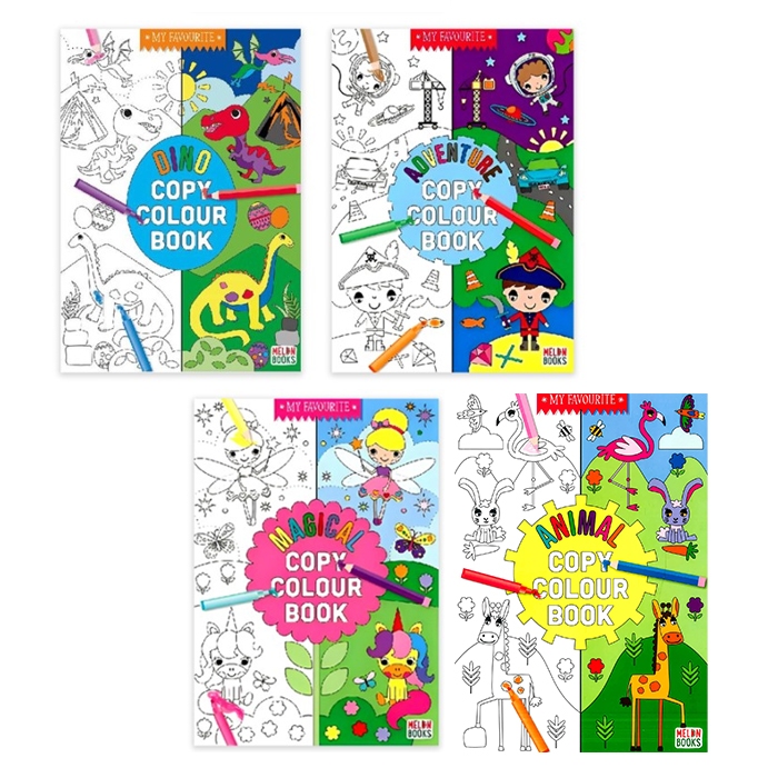 Jual My Favourite Copy Colour Book Buku Mewarnai by Melon Books ...