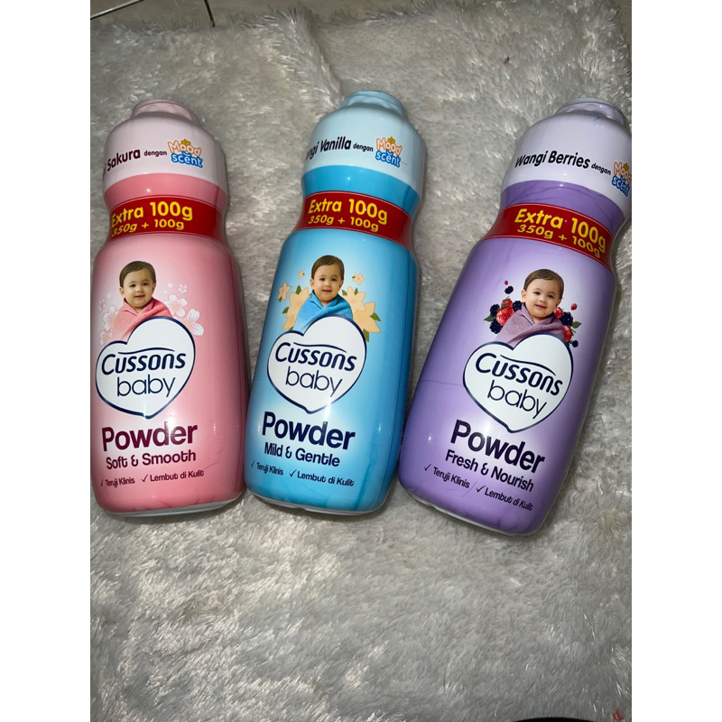 Jual Cussons Baby Powder 350gr JUMBO (350gr+100gr) | Shopee Indonesia