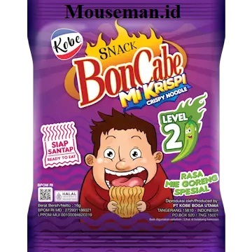 Jual Kobe Snack BonCabe Mi Krispi Level 0 ZERO Rasa Mie Goreng Spesial ...