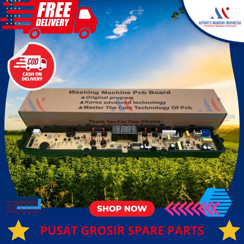 Jual POLYTRON PAW 80518 ( PAW 80518B/M ) 8.0kg, Modul pcb mesin cuci ...