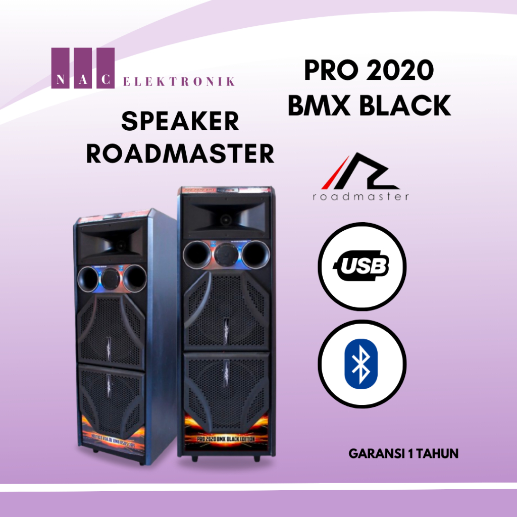 Jual SPEAKER AKTIF ROADMASTER PRO 2020 BMX BLACK EDITION | Shopee Indonesia