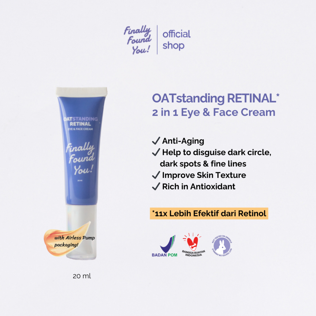 Jual Finally Found You! FFY OATstanding Retinal - 2in1 Eye & Face Cream ...