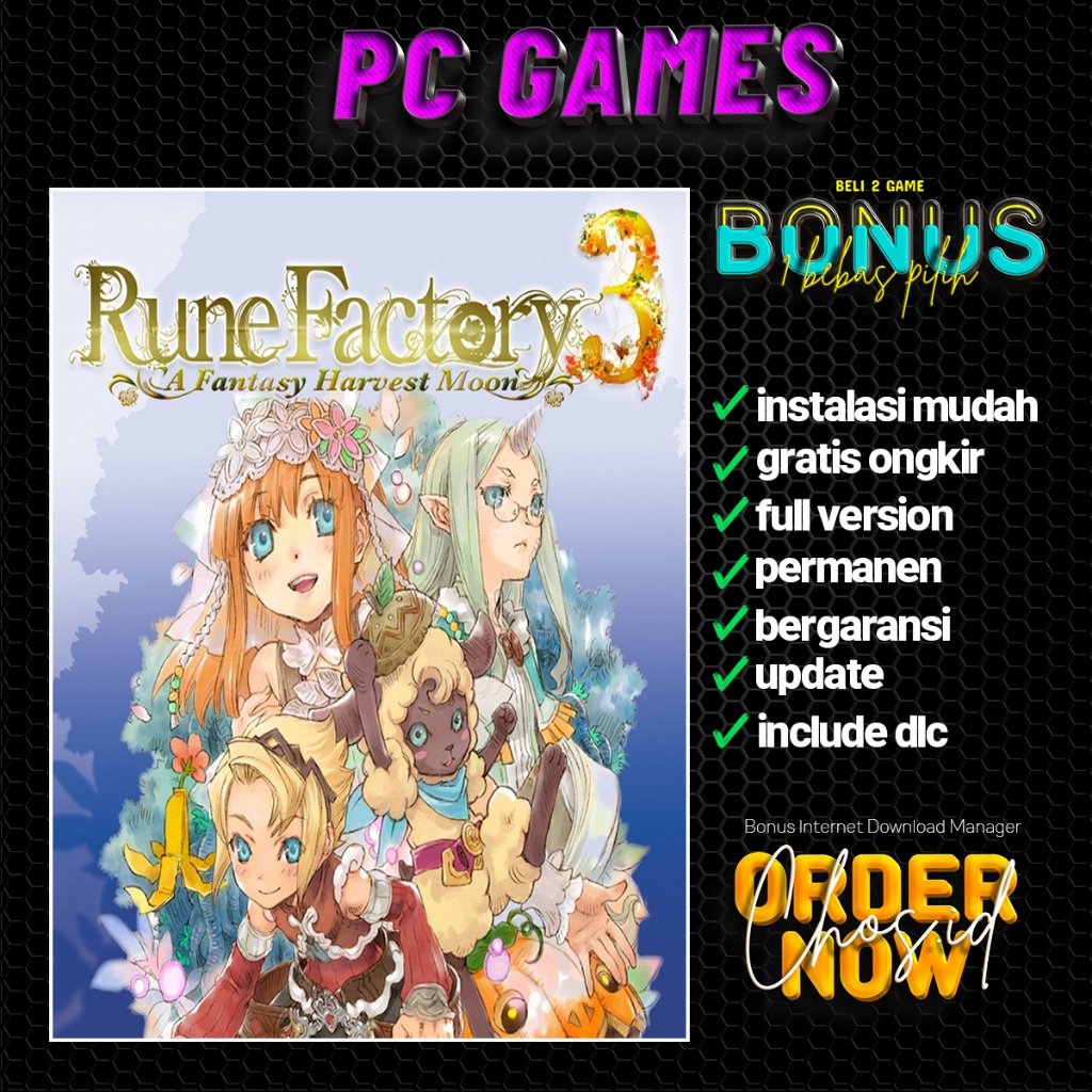 Jual Rune Factory 3 Special | Game PC | Shopee Indonesia