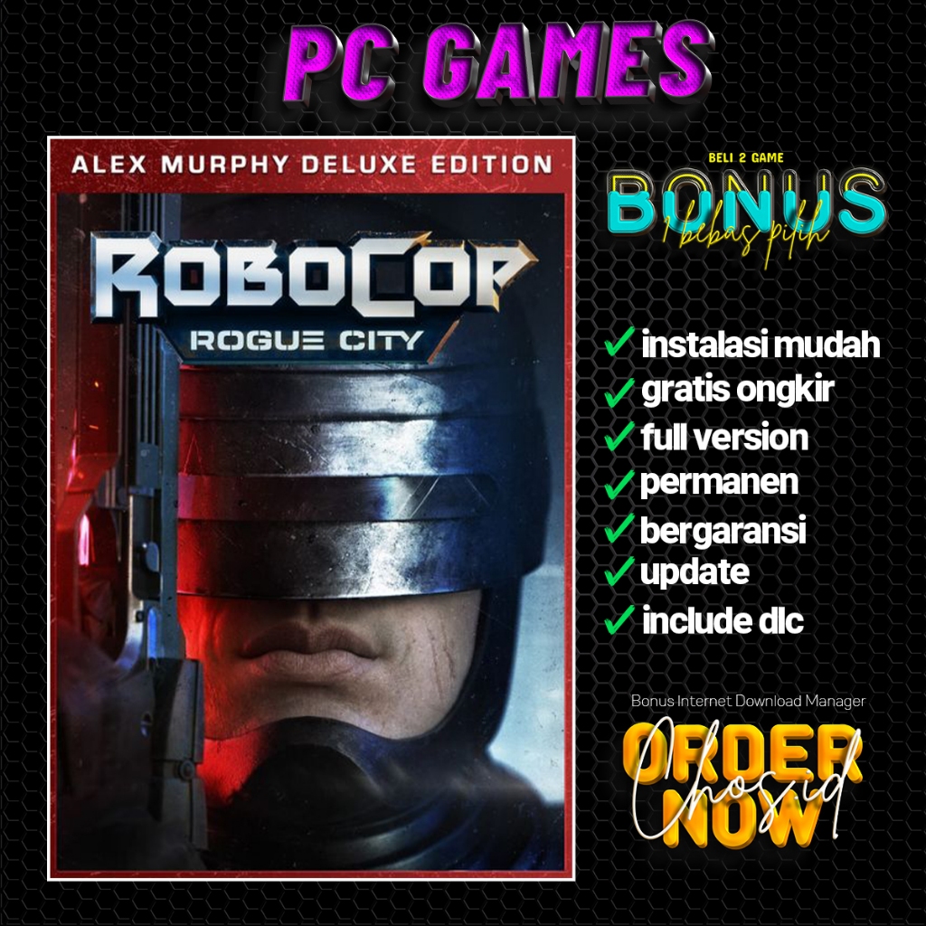 Jual RoboCop Rogue City Alex Murphy Edition | Game PC | Shopee Indonesia