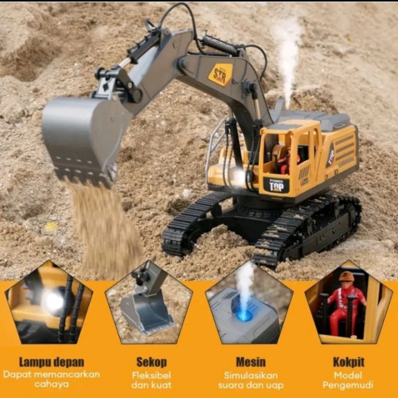 Jual MOBIL REMOT RC EXCAVATOR BEKO Mainan Mobil Rc Truck | Shopee Indonesia
