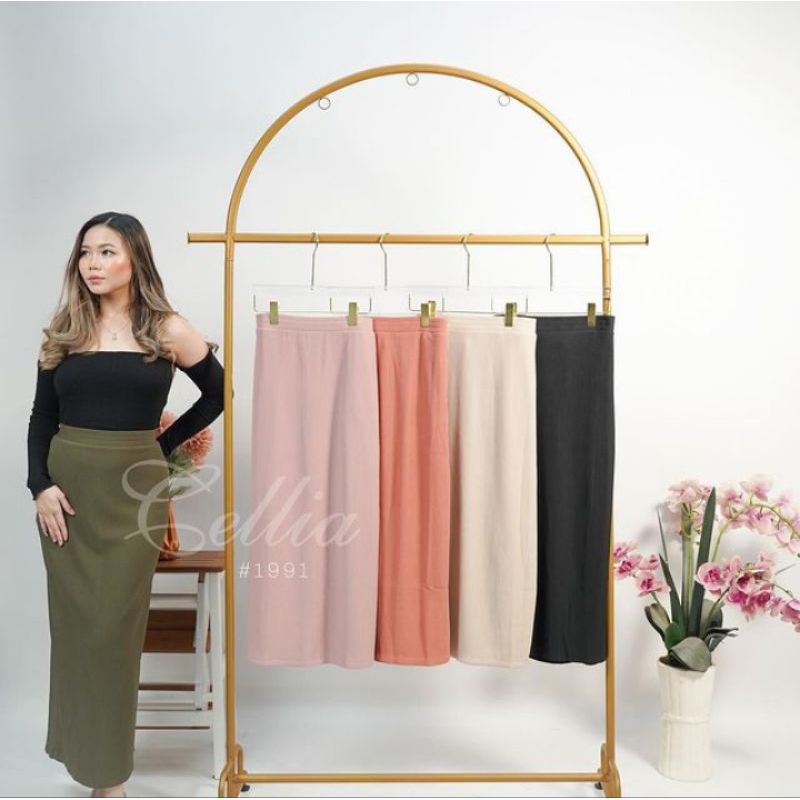 Jual Rok Span Cellia 1991 / Rok Semi Formal Wanita | Shopee Indonesia