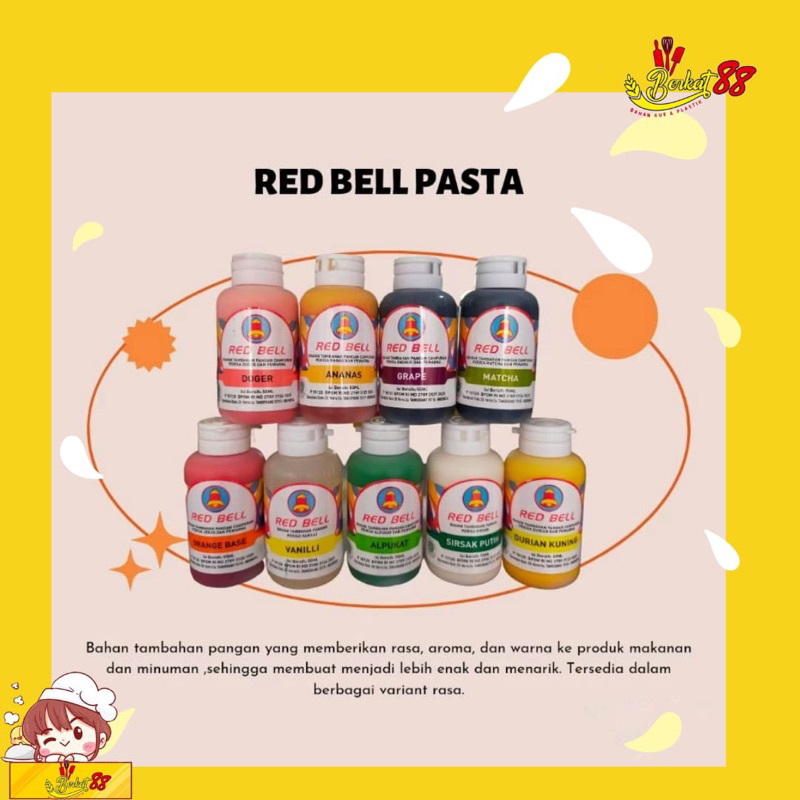 Jual Pasta dan Perisa Red Bell 55 ML Aneka Rasa | Shopee Indonesia