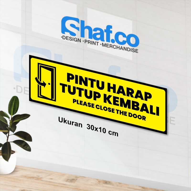 Jual STIKER PINTU HARAP TUTUP KEMBALI KEREN | Shopee Indonesia