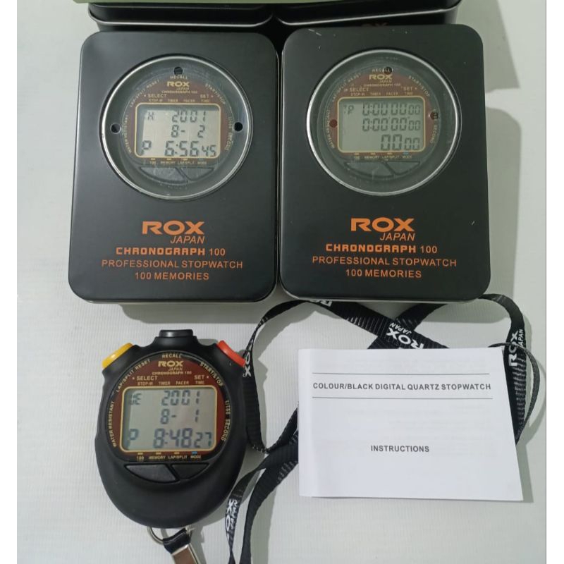Jual Stopwatch Rox 100 Memories ORIGINAL | Shopee Indonesia