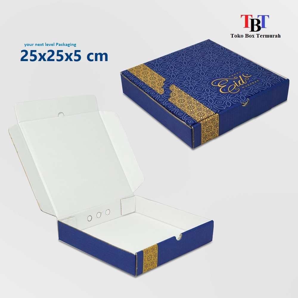 Jual Box 25x25x5 cm (KuKer Toples 250gr isi 4) Seri Mubarak/Kardus ...