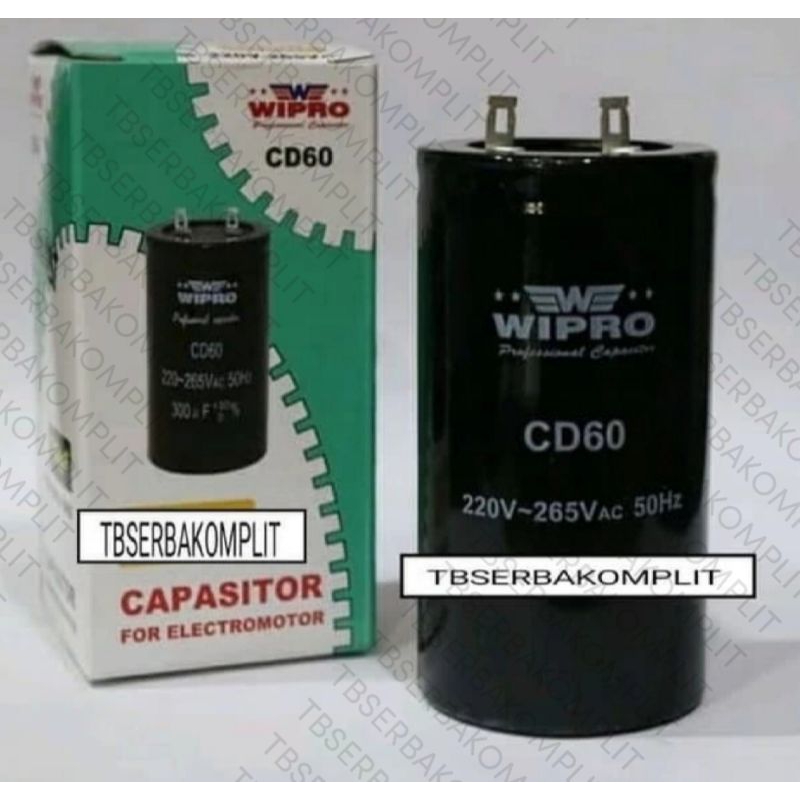Jual Kapasitor CD60 220-265Vac 50Hz 75uF / 100uf / 150uf / 200uf ...