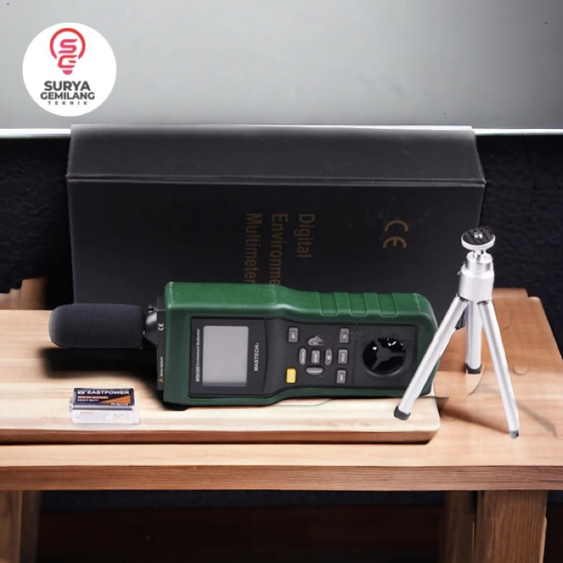 Jual Environment Tester MASTECH MS6300 - Ukur Suhu Kelembaban Cahaya ...