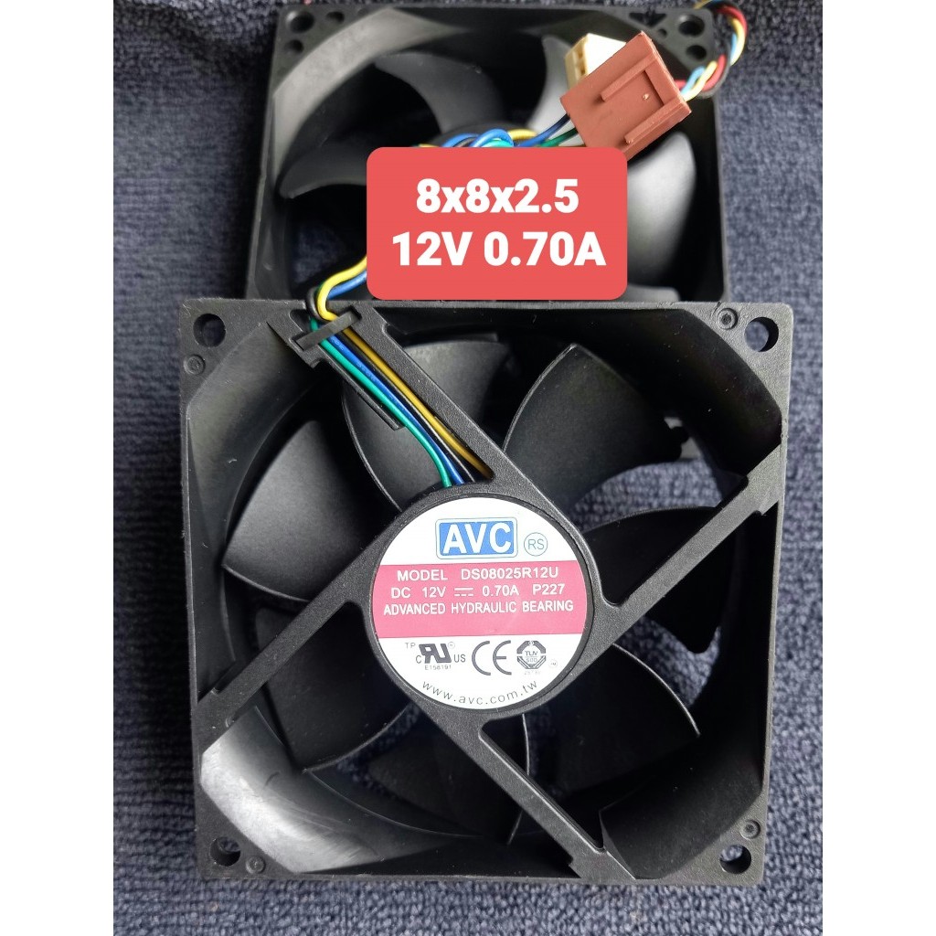 Jual KIPAS 8x8 DC 12V AVC 0.70A Fan High Speed AVC DC12V | Shopee Indonesia